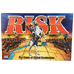 Parker Brothers Risk 1998 Board Game with Army Shaped Pieces