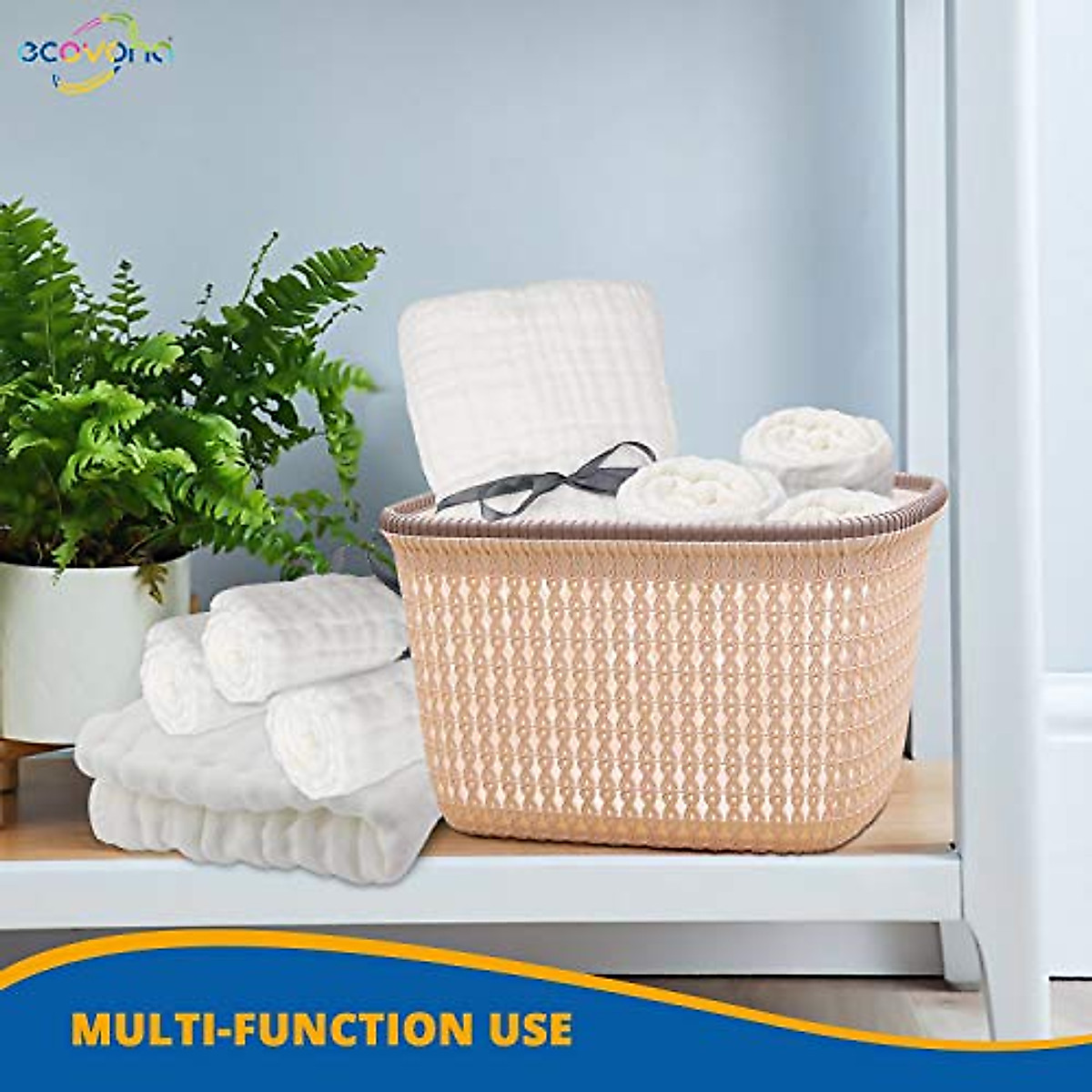 Muslin Burp Cloth for Baby Boys and Girls (6 Pack) | Cotton Newborn Essential Must Have Item | White Unisex Design | Super Soft and Absorbent Burping and Spit Up Cloths | Multi Use Baby Shower Idea