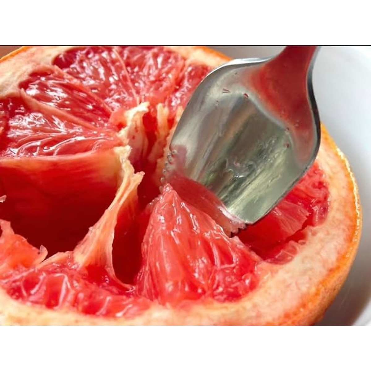 Rocky Mountain Goods Grapefruit Knife and Spoons Set - Curved Serrated Blade Knife and Two Grapefruit Spoons with Serrated Edge - Stainless Steel