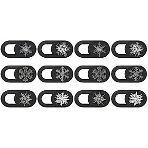 SOLUSTRE 12 pcs Camera Cover Webcam Sticker Webcam Cover Camera Camera Protector Webcam Slider Computers laptops Stickers Camera for Computer Product abs