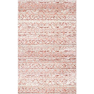 nuLOOM Transitional Moroccan Hattie Area Rug, 9' x 12', Pink