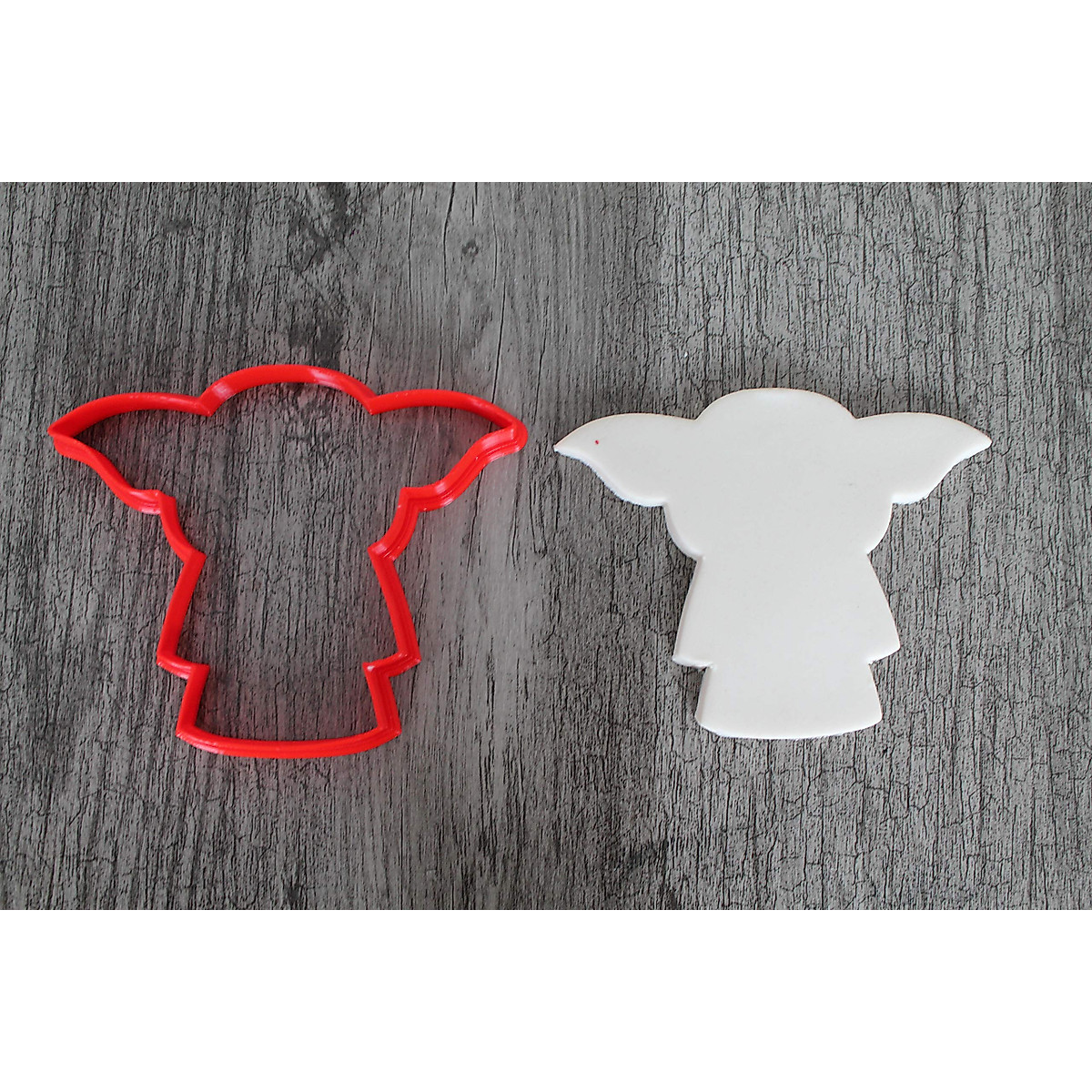 Alien Baby Outline Cookie Cutter Cute Animal Contour Cutter Fondant Dough Clay Mold (3pcs, 3.5")