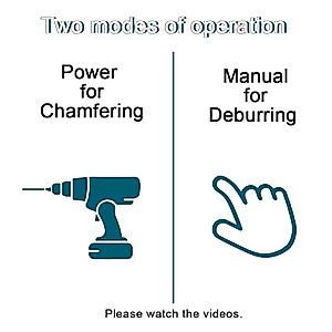 ORXPLUS TOOLS 2 in 1 Inner-Outer Reamer, Pipe and Tubing Chamfer Tool for OD 1-1/8" to 3-1/4" ID 1-1/16"to 3-3/8"