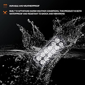 Primelux Upgraded Green Strobe Lights for Trucks 4pcs Sync Feature Ultra Slim Design Emergency Lights for Vehicle 12-LED Surface Mount Flashing Light Warning light for 12V-24V Vehicles and Cars