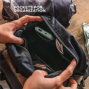 NOMATIC Navigator Collapsible Sling 3L- Crossbody Bag Sling Backpack - Light Collapsible Hiking Daypack Sling for Travel