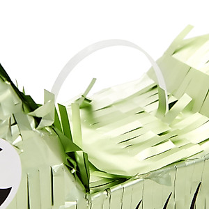 BLUE PANDA Alligator Pinata for Kids Safari Birthday Party Decorations, Baby Shower (Small, 16.5 x 11.5 x 3 Inches)