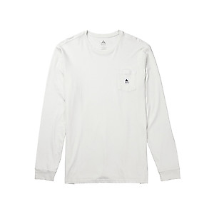 Burton Men's Colfax Long Sleeve T-Shirt, Stout White, XL