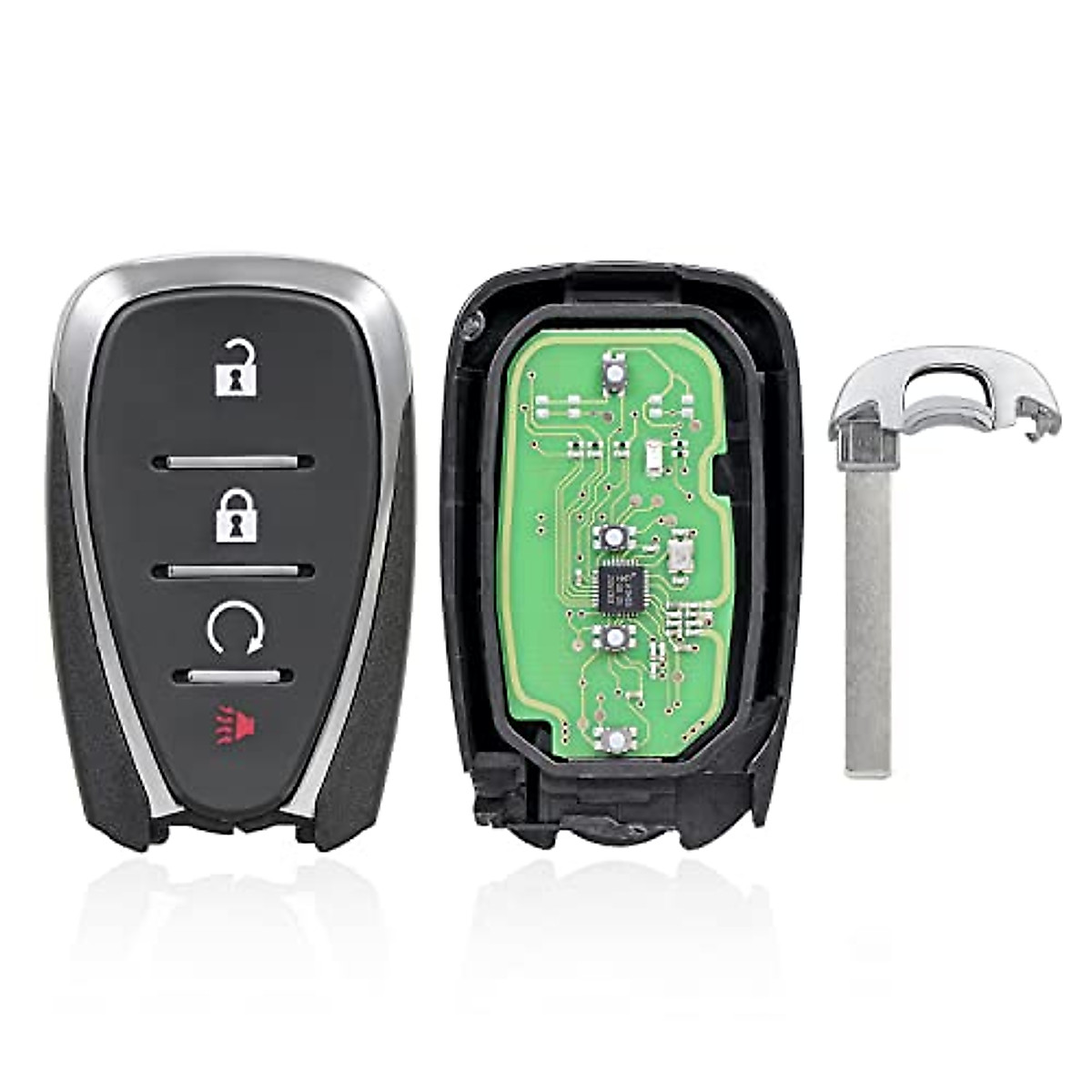 HYQ4EA Keyless Entry Remote Key Fob for Chevy Volt for Chevy Cruze for Chevy Traverse 2017-2019 1 PCS 4 Buttons-SCITOO