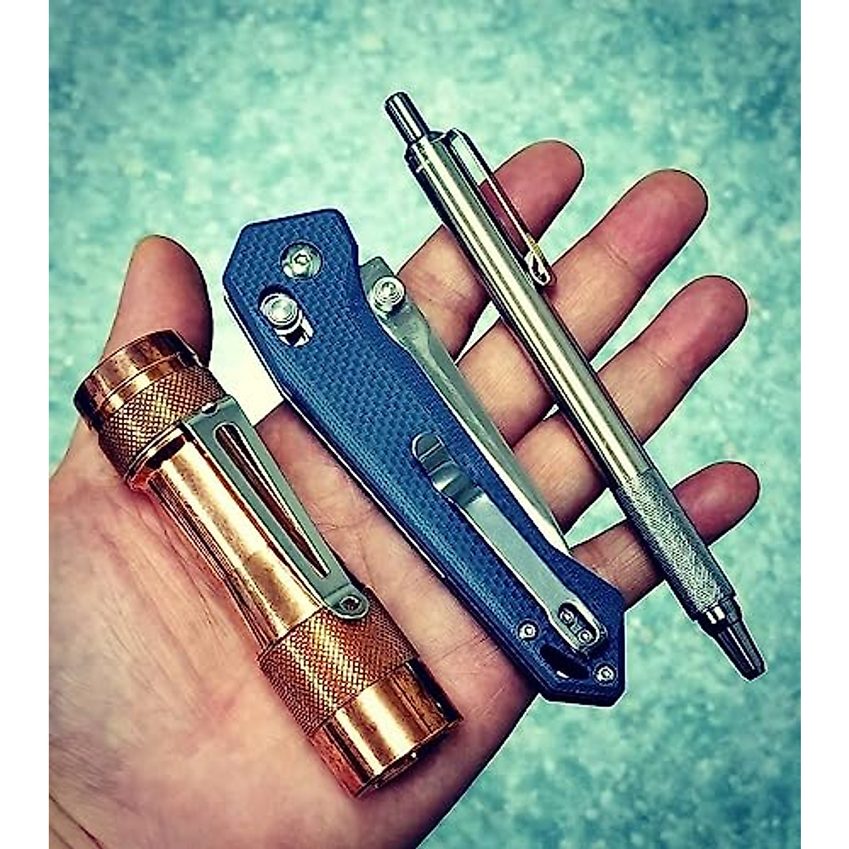 Firebird Ganzo FB7651-GY Pocket Folding Knife 440C Stainless Steel Blade G10 Anti-Slip Handle with Clip Hunting Fishing Camping Folder Outdoor EDC Knife (Grey)