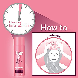 Plantur 21#longhair Nutri-Caffeine Women's Long Hair Shampoo with Keratin and Biotin: Strengthen and Nourish, 6.76 fl oz