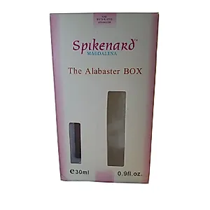 Alabaster Box 8" with 0.9 oz Spikenard women cologne