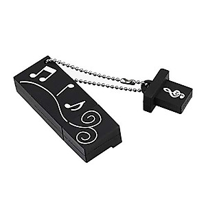 USB Flash Drives , 32GB / 64GB Silicone Waterproof USB 2.0 USB Memory Stick Pen Drive U Disk Jump Drive Data Storage Pendrive Thumb Drives (64GB, Cute Piano)