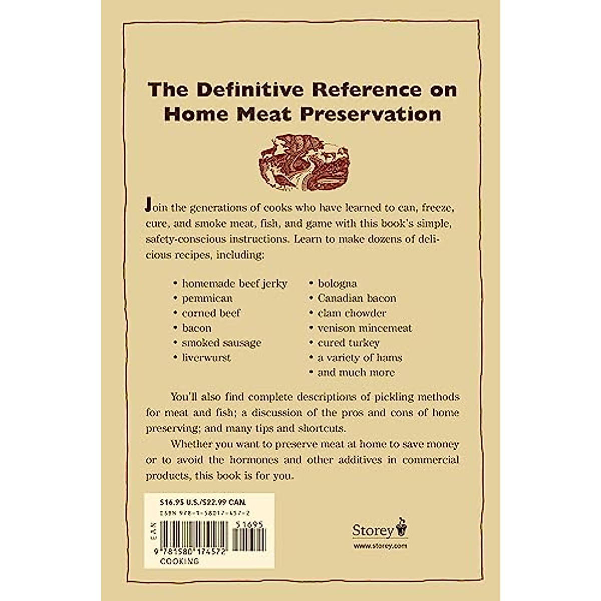 A Guide to Canning, Freezing, Curing & Smoking Meat, Fish & Game