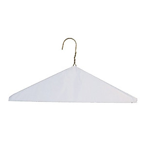 Wire Cape Laundry Hangers Gold (18" 13G, Gold, Box of 500)