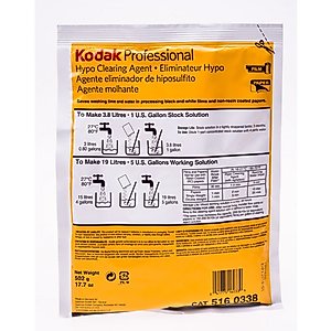 Kodak Professional Hypo Clearing Agent | Powder - To Make 5 Gallons