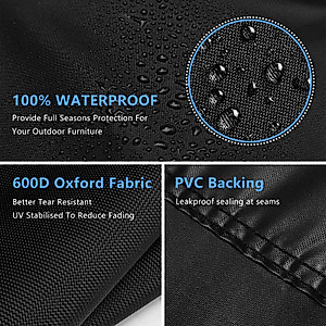 Carry Cover for Ooni Koda 12 Gas Pizza Oven, Kovshuiwe Outdoor Pizza Oven, Waterproof 600D Oxford Fabric, Pizza Oven Cover Accessories (25.2"x16.5"x6.7")