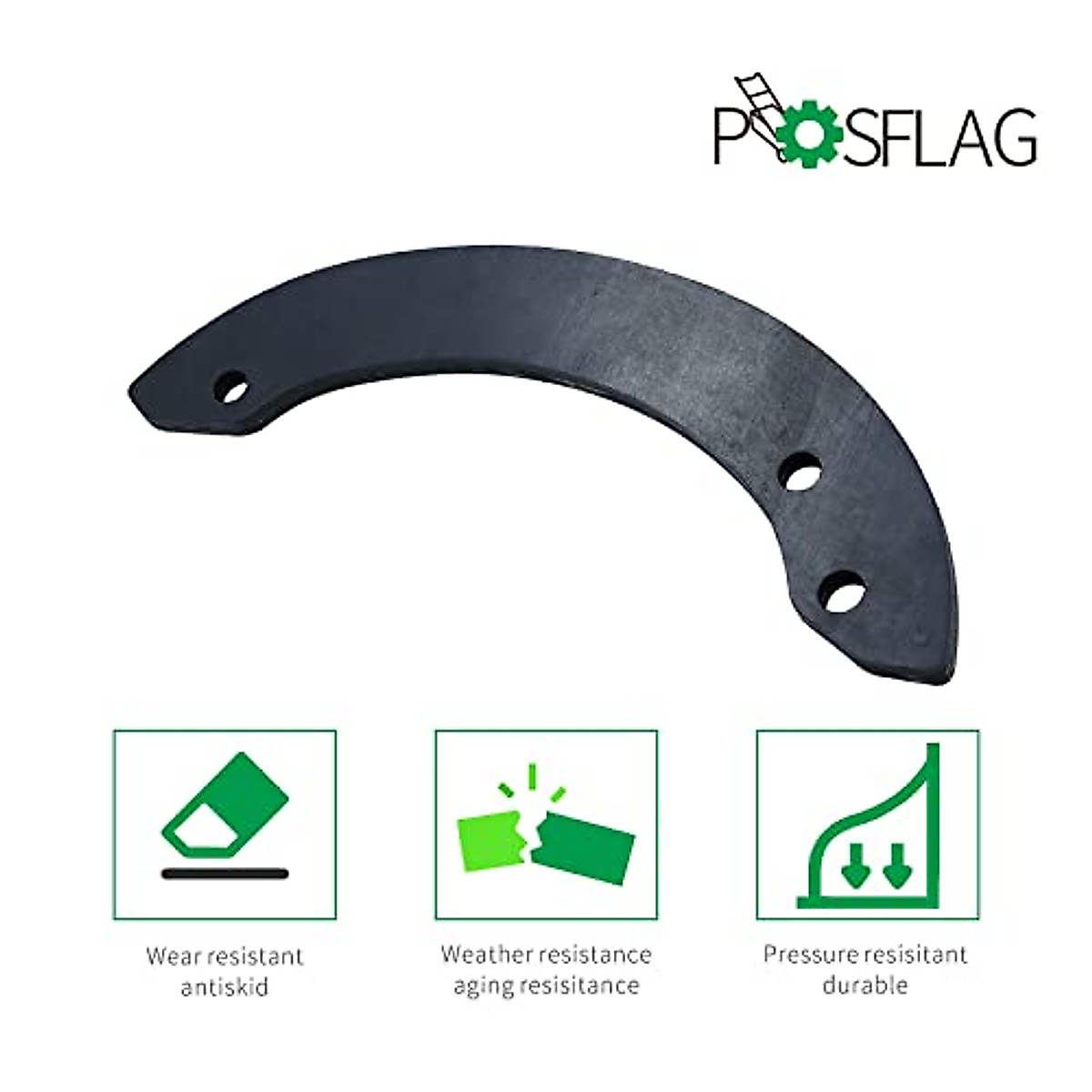 POSFLAG HS520 Paddles with 76322-V10-020 Scraper 22431-V10-013 Drive Belt 98079-55846 Spark Plug Replaces 06720-V10-020, 72427-V10-020 for Honda HS520A, HS520 ASA, HS720 AA, HS720 AMA 20" Snow Blowers
