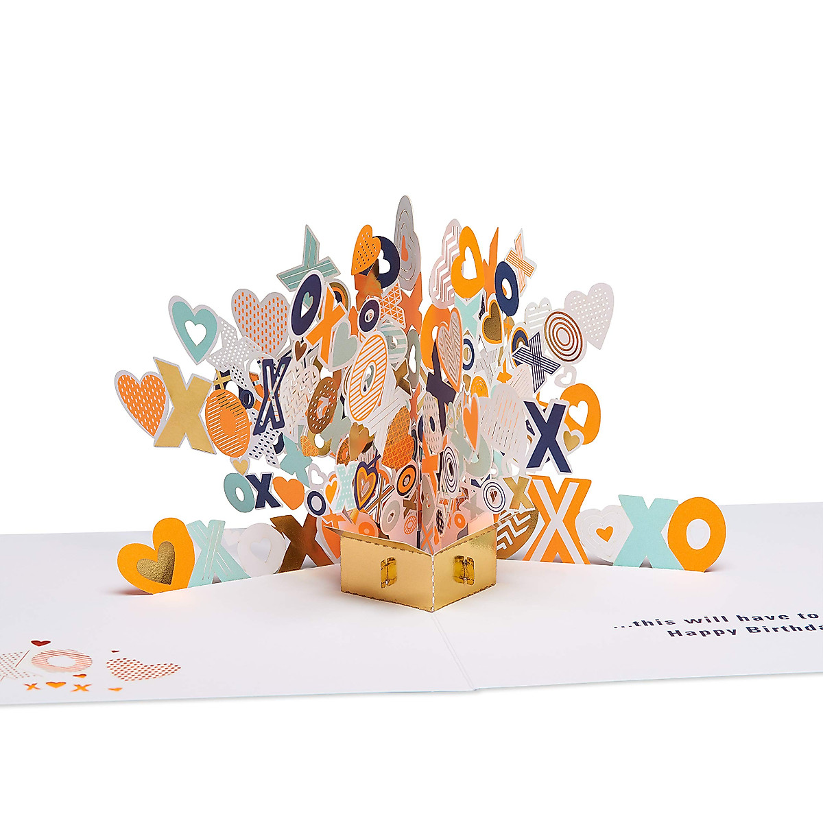 American Greetings Pop Up Birthday Card (XOXO)