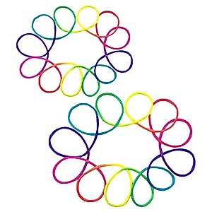 ibasenice 8 Pcs Cats Cradle String Hand String Tricks Game Finger String Toy Supplies for Kids Adults Party Stocking Stuffers