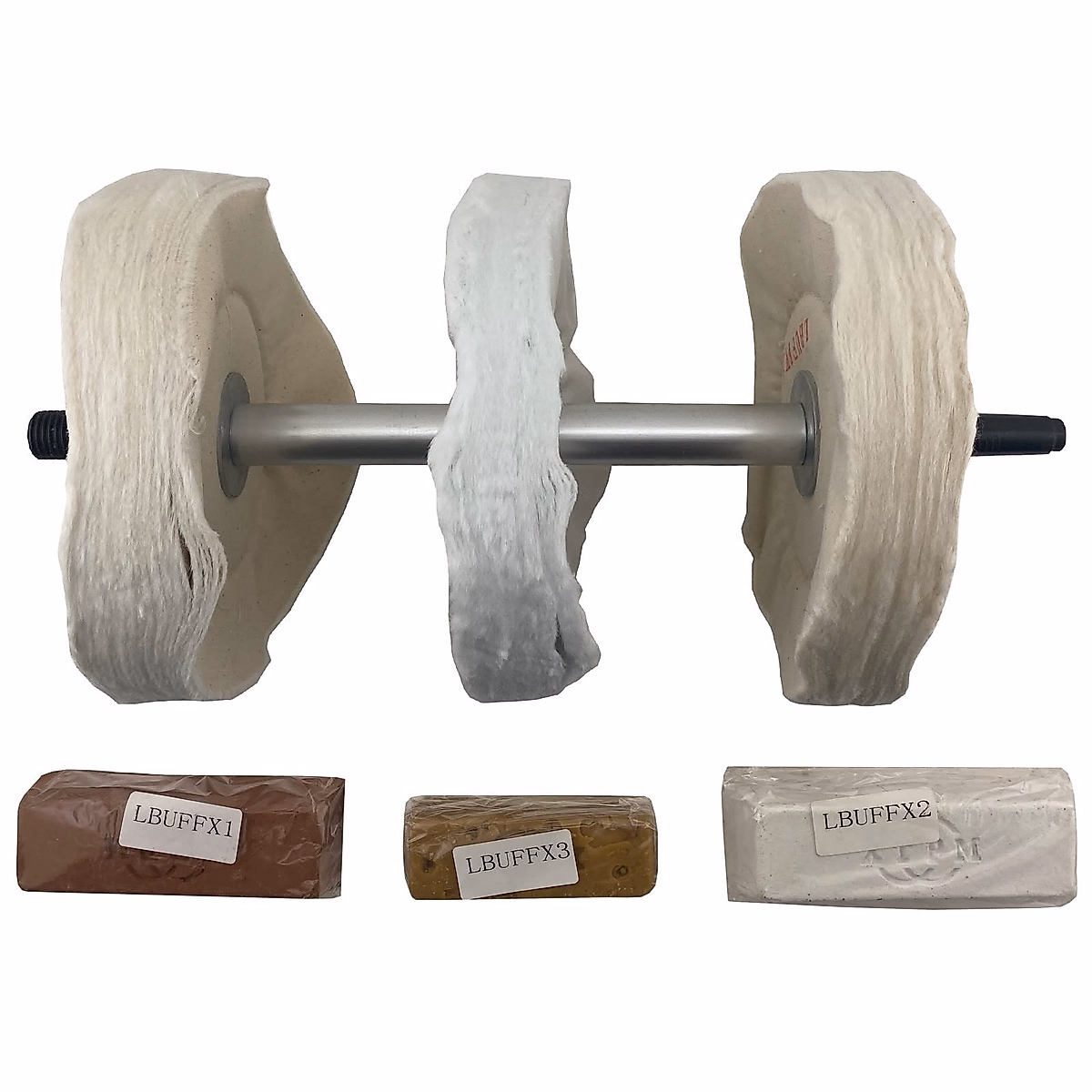 PSI Woodworking LBUFFSYS 3-Step Lathe Buffing System