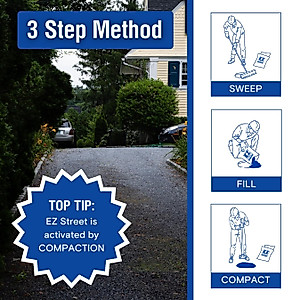 EZ Street EZ50 Asphalt Cold Patch Pothole Repair, 50-Lbs. - Quantity 1