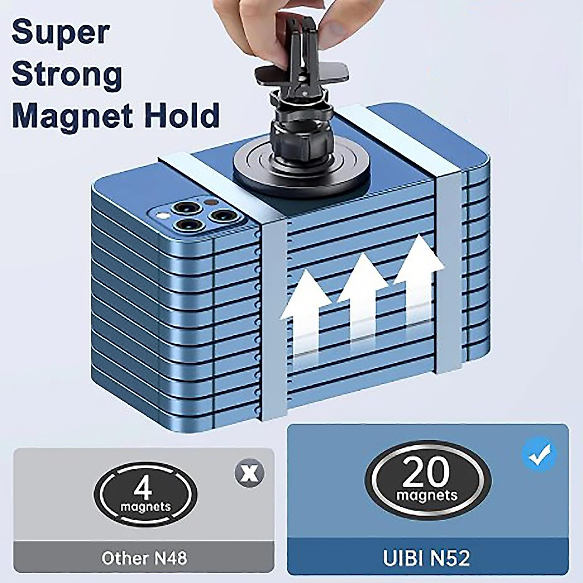 rpuw Mamox Phone Holder, Universal 360°Pro, Mamox Robotic Arm Phone Holder, Mamox Car Phone Holder, Mamox Phone Mount, Mamox Cell Phone Holder (Silver)