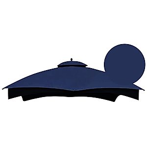 SCOCANOPY Replacement Canopy Top for The Lowe's Gazebo Model #GF-12S004B-1 / GF-12S004BTO (Navy Blue)