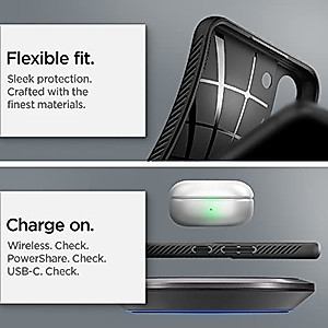 Spigen Liquid Air Armor Designed for Galaxy S22 Case (2022) - Matte Black