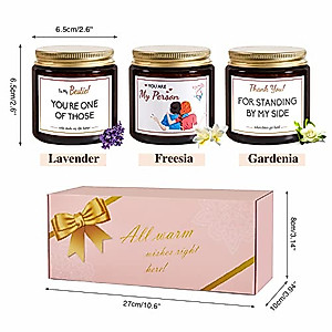 Best Friend Gift for Women, Best Friend Birthday Gifts for Women, Funny Candle Set Gifts for Bestie, Friendship Gifts for Women, Friends, BFF, Bestie, Sister, Bday, Christmas Gift
