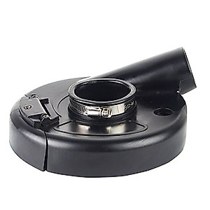 7" Dust Shroud Angle Grinder Universal Surface Grinding Dust Shield Grinding Cover, Black