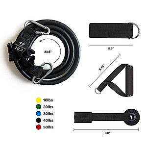 FITIS Home Pilates Reformer Edit - Portable Reformer Alternative for Full Pilates Workouts and Exercises at Home with Resistance Bands (Wood)