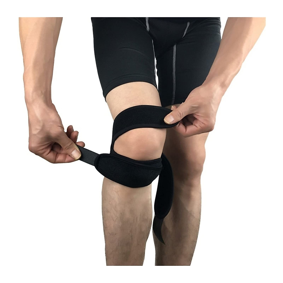 YCSM 1 Piece Set of Knee Pads, Rubber Adjustable Breathable Anti-Collision Leg Guards, Protect The Knees and Relieve Knee Pain (Color : Blue)