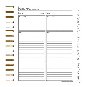 FranklinCovey - La Vie en Rose One Page Per Day Wire-Bound Planner (Jan 2024 - Dec 2024)