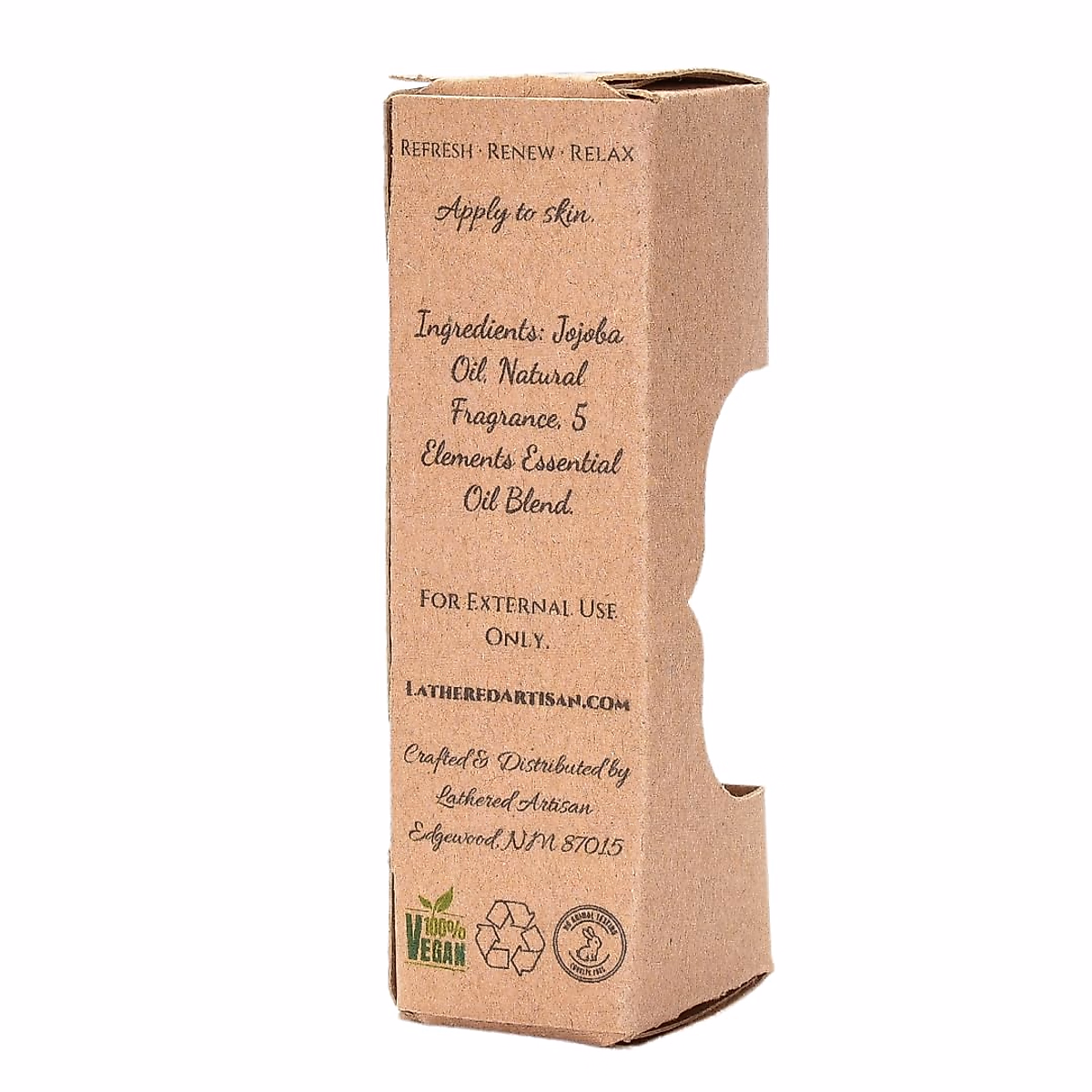 Wisteria & Lilac - Natural Fragrance Oil Perfume with Essential Oils by Lathered Artisan - Alcohol-Free Plant Based Oil Perfume, Nourishing, and Uniquely Handcrafted (Wisteria & Lilac, Roller Bottle)