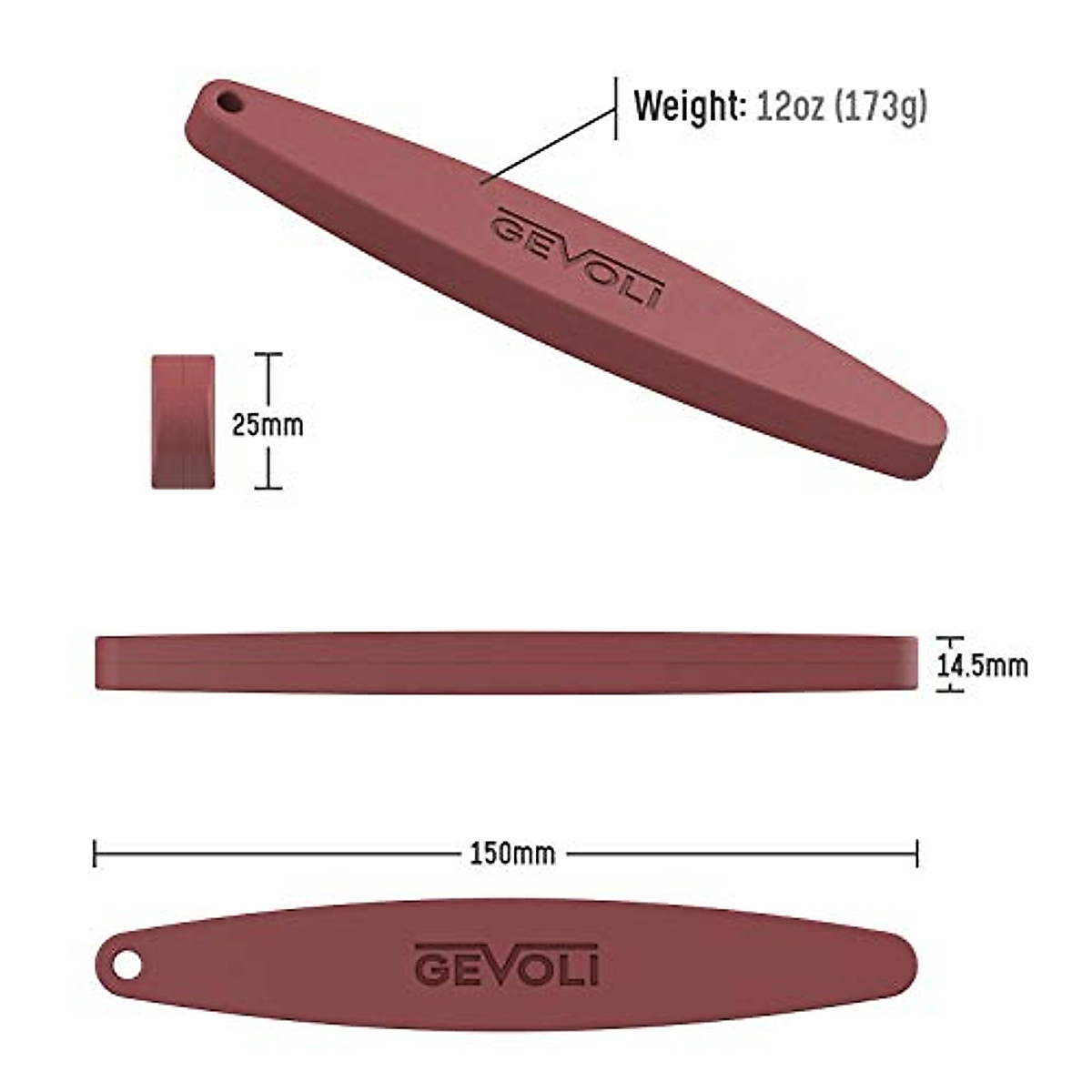 Gevoli Sous Vide Weights, 4 Pack (Stain-Proof) Immersion Cooker Bag Weights - Improved Food Submersion vs Racks - Safe Food Grade BPA Free Silicone