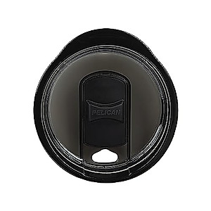 Pelican Hydration Pelican Cascade™ 22 oz Vacuum Insulated Tumbler - Recycled Stainless Steel Double Wall Travel with Dual Lid, Powder Coated Insulated Coffee Mug For Hot Cold Drinks, Jet Black