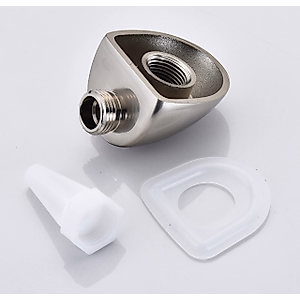 Wall-Mount Supply Wall Elbow for Hand Held Shower, Brilliance Stainless