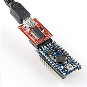 SparkFun FTDI Starter Kit - 3.3V - What You Need to get Started with FTDI FT232RL USB to Serial IC Compatible with Arduino or General Serial Applications USB Mini-B