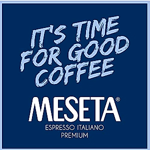 Meseta Italian Classico Coffee Capsules for Nescafe Dolce Gusto Machines - 96 Count | Premium Roasted Blend of Arabica and Robusta Beans for Authentic Italian Espresso Experience | Compatible Pod Capsules for Easy and Convenient Brewing