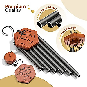 P.R.I.Z.A Memorial Wind Chimes, Sympathy Wind Chimes for Loss of Loved One, Memorial/Bereavement/Sympathy Gift, Loss of Mother/Father/Pet/Friends Condolence Remembrance, 32 inch