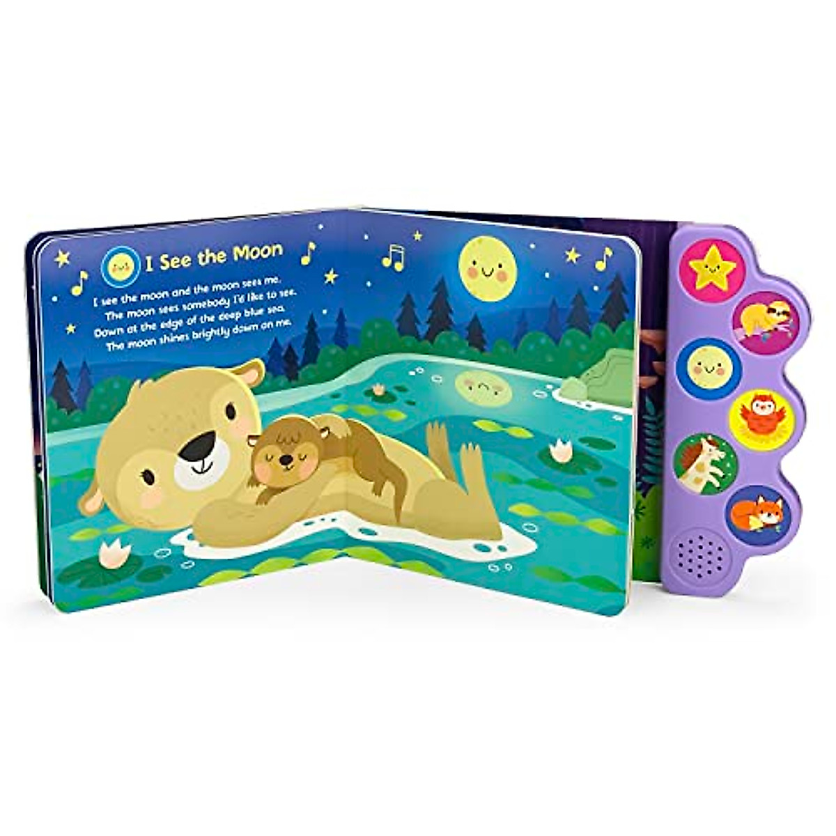 Baby's First Bedtime Songs (Interactive Children's Song Book with 6 Sing-Along Tunes)