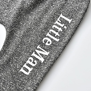 Acekoy Baby Boy Clothes Letter Print Sweatshirts Long Sleeve Tops Long Pants Outfit Fall Winter Infant Boy Hooded Clothe Set 6-9 Months Grey