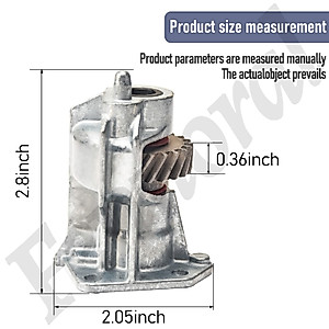 WP240309-2 240309-2 Worm Drive Gear & Bracket Kit Compatible with KitchenAid EA734273 PS734273 AH734273 4162100 4162101 4169907 4169941 4170007 4176130 949544