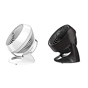 Vornado 460 Small Whole Room Air Circulator Fan with 3 Speeds, 460-Small, White & 133 Compact Air Circulator Fan