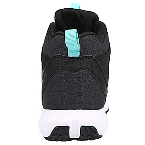 Northside Women's Benton Mid Waterproof Hiking Boot, Black/Aqua, 6.5