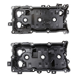 MITZOEN Valve Covers with Gasket & Bolts Compatible with 2014-2018 Nissan Altima 2009-2020 Nissan Maxima Pathfinder Murano Infiniti QX60 V6 3.5L Replace # 13264-9N00A 13264-9N00B