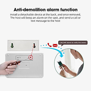 Wireless WiFi Smart Home Security DIY Alarm System with Motion Detector,Notifications with app,Door/Window Sensor, Siren,Compatible with Alexa,NO Monthly Fees