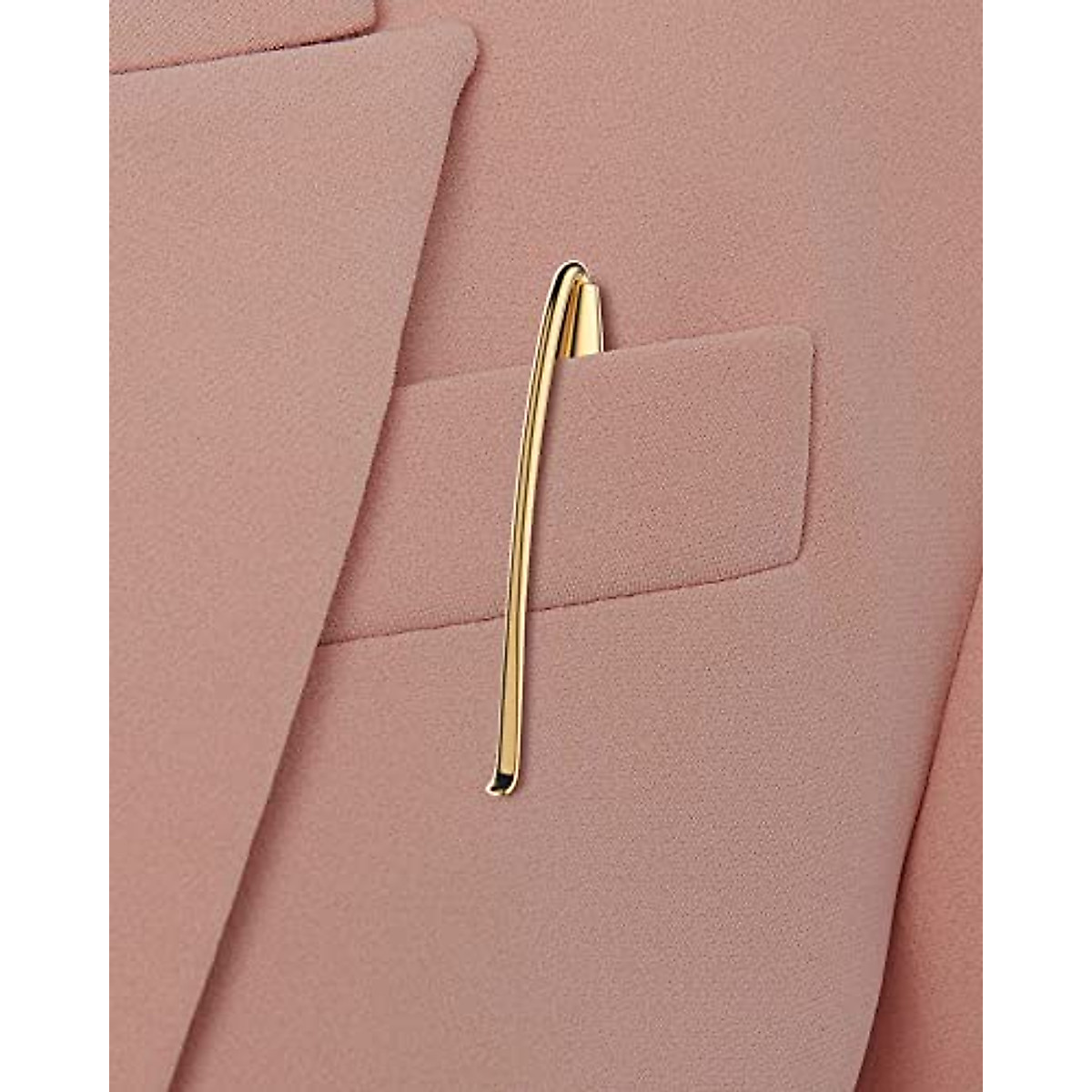 Cambond Ballpoint Pens, Guest Pen Stainless Steel Nice Pens for Guest Book Uniform Christmas Gift - Black Ink (1.0mm Medium Point), 3 Pens with 6 Extra Refills (Gold)