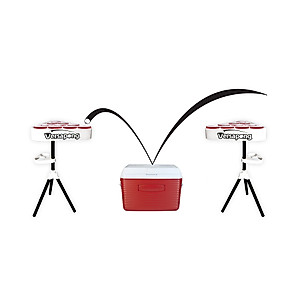 Portable Beer Pong Table/Tailgate Game with Backpack Carry Case and Balls