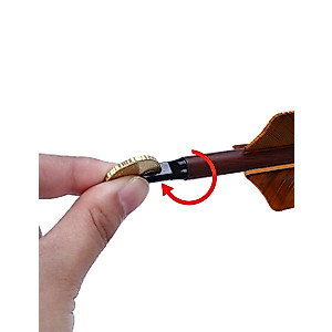 PANDARUS Archery 31-Inch Carbon Hunting Arrows, 4-Inch Turkey Feather Fletching with Replaceable Points, Targeting Practice Arrows Spine 500 for Recurve & Traditional Bows (12 Pack)
